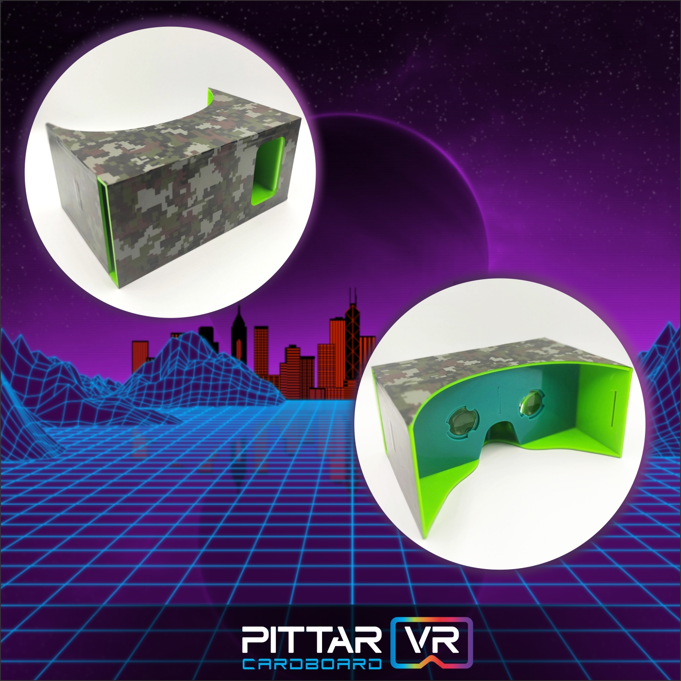 google cardboard personalizado militar
